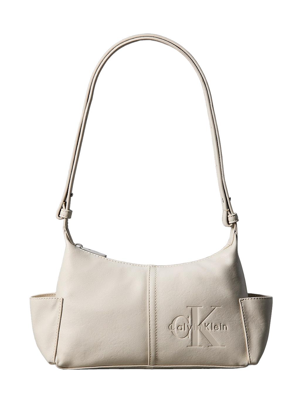 CALVIN KLEIN Calvin Klein Embossed Monologo Crossbody Bag